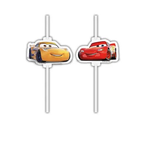 4db Papír szívószál CARS DISNEY | Pepita.hu