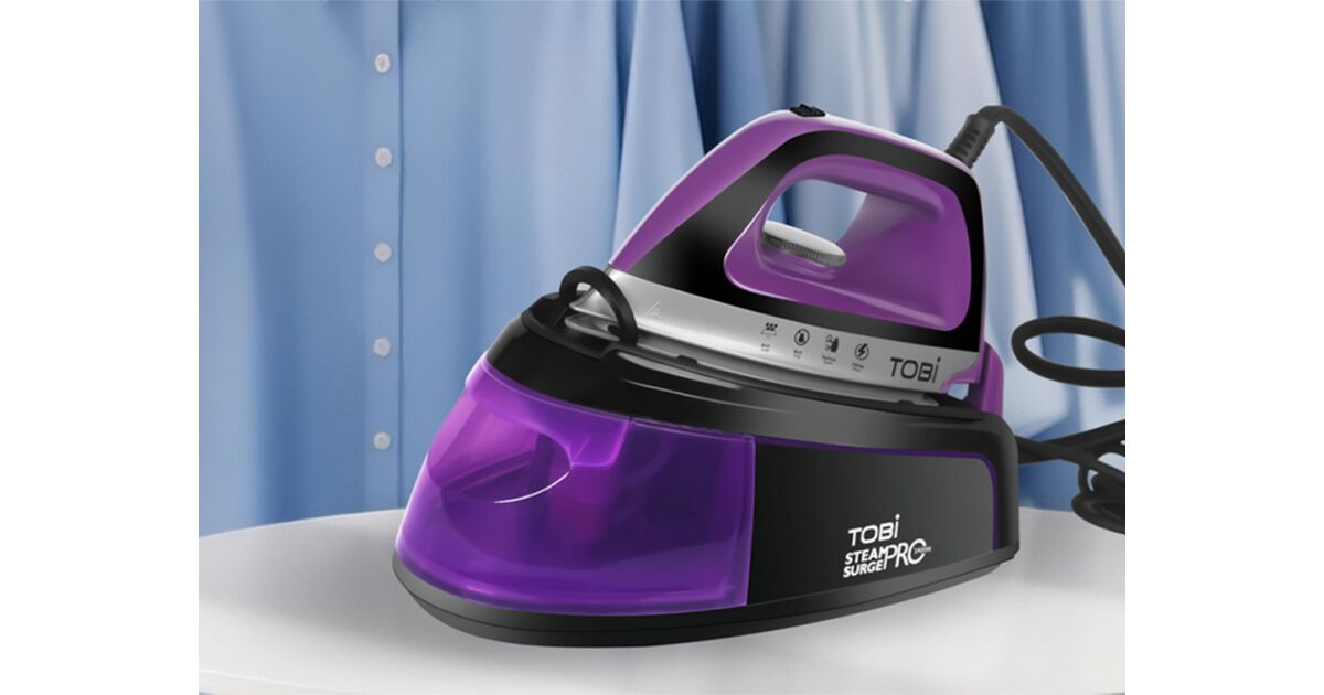 TOBI Steam Surge Pro stație de călcat cu talpă ceramică 2400W | Pepita.com