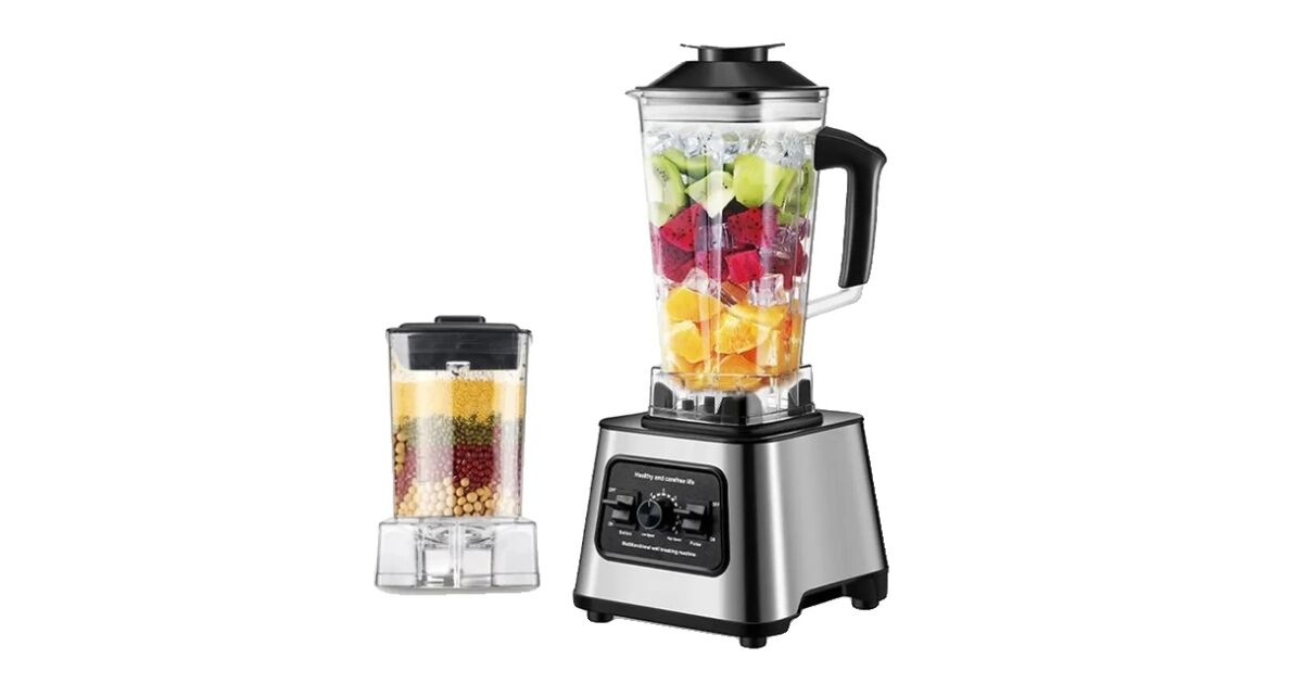 Blender keverő, 6000W teljesítmény, 25L konténer, 2,5L, 2 -ben 1, EU ...