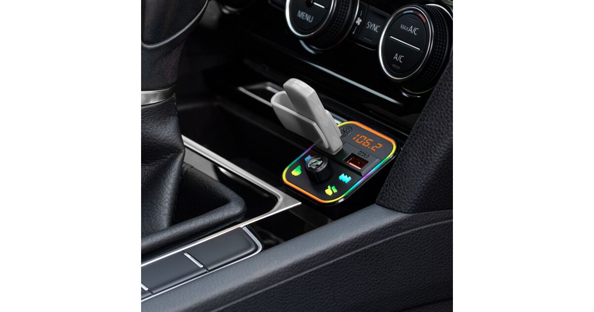 FM adó Bluetooth 5.3 2xUSB SD QC töltő Peiying | Pepita.hu