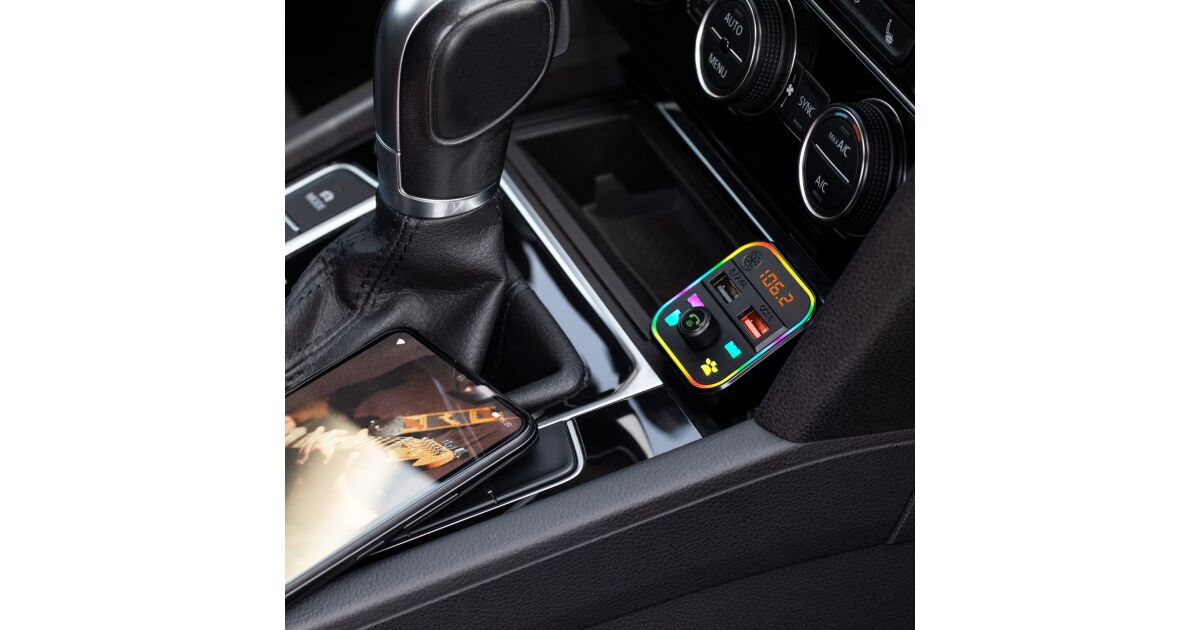 FM adó Bluetooth 5.3 2xUSB SD QC töltő Peiying | Pepita.hu