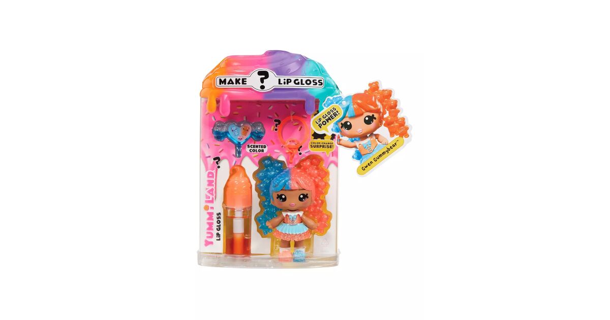 MGA Entertainment Yummiland Színváltós Szájfény baba - Gwen Gummybear ...