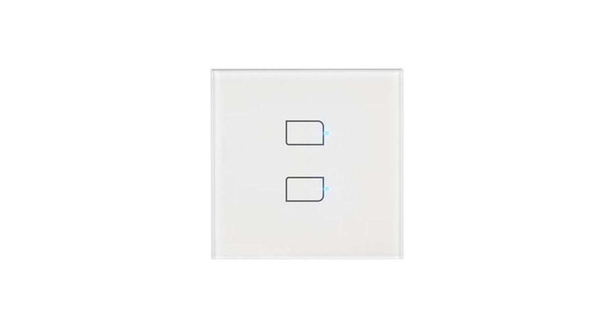Wi-Fi Smart Light Switch TC3-EU-2 BroadLink (2 csatornás) | Pepita.hu