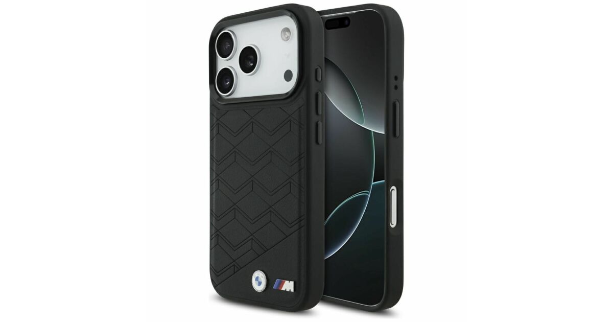 BMW M alakú logós MagSafe tok iPhone 17 Próhoz - fekete | Pepita.hu