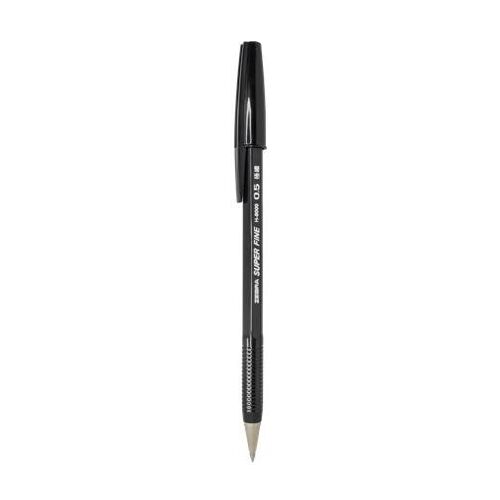 Golyóstoll, 0,21 mm, kupakos, ZEBRA H-8000 fekete | Pepita.hu