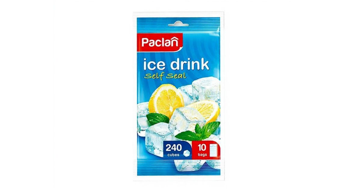 Paclan Jégkockakészítő Zacskó, Önzáródó 240 db-os | Pepita.hu