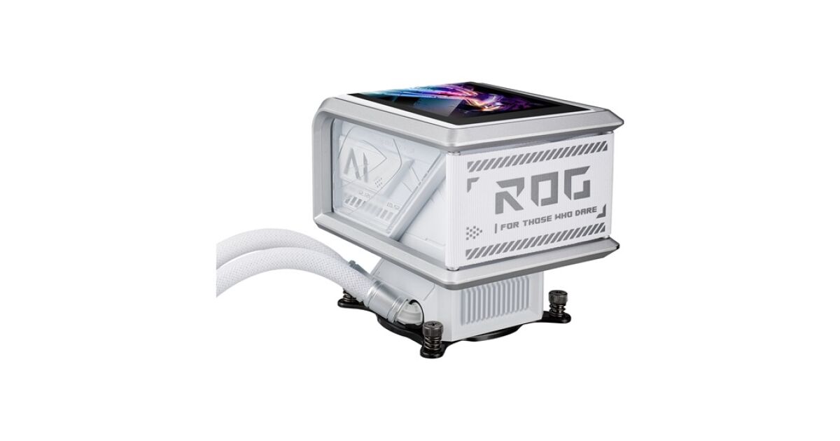 Asus ROG Ryuo IV SLC 360 ARGB Flüssigkeitskühlung, 6,67 AMOLED-Display ...