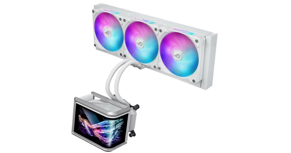 Asus ROG Ryuo IV SLC 360 ARGB Flüssigkeitskühlung, 6,67 AMOLED-Display ...