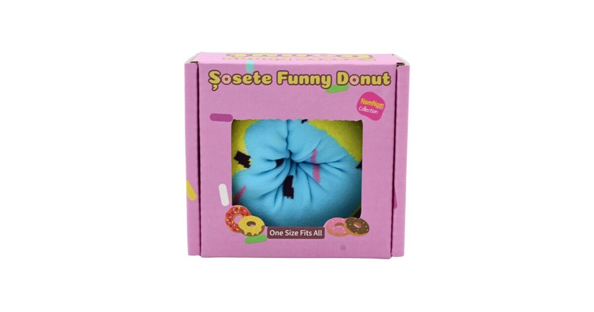 Funny Donut zokni – Sivatagi minta, több színben, egy méret | Pepita.hu