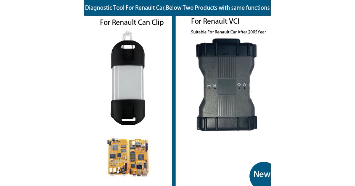 Renault Can Clip OBDII Diagnosztikai Interface, Többnyelvű Támogatás ...