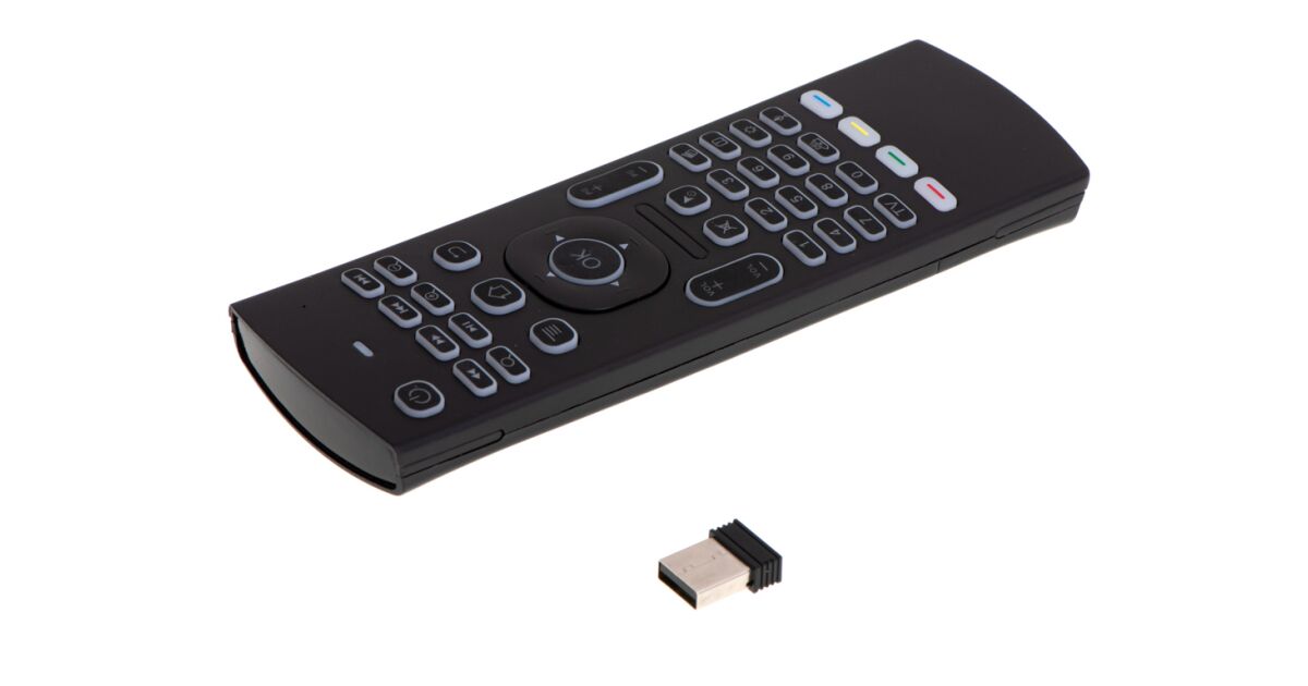 Diaľkový ovládač s klávesnicou a myšou pre SMART TV MX3 PRO | Pepita.com