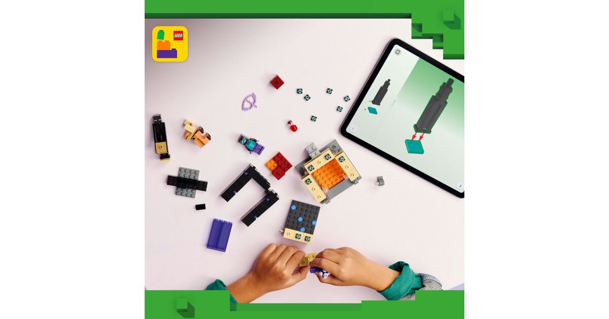 LEGO Minecraft 21584 Utazás az Alvilágon és a Vég Portáljain keresztül ...