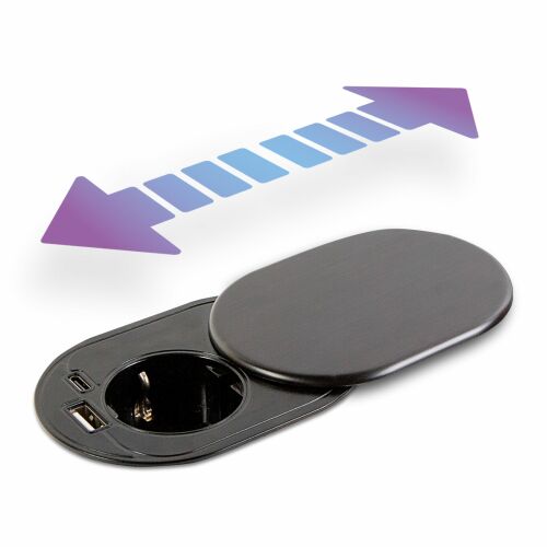 Orno Rejtett, beépíthető konnektor + USB + Type-C - Slide it ...