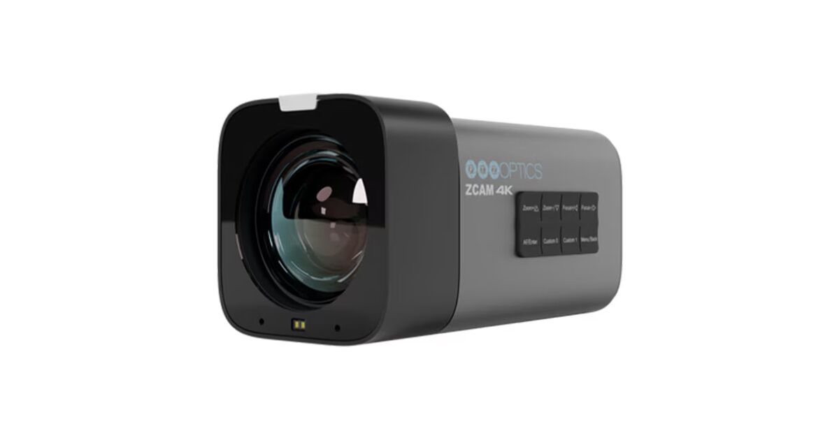 Cameră de studio PTZOptics, 4K60, zoom optic 20x, SDI, HDMI, USB-C, Gri ...