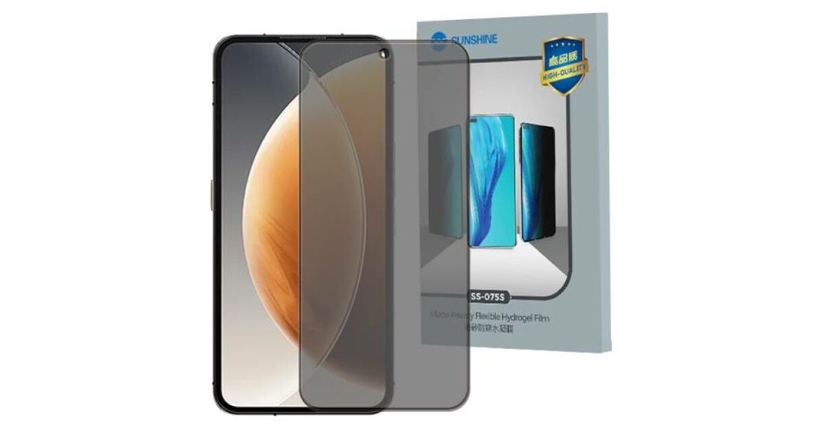 Oukitel WP210, SUNSHINE Hydrogel TPU képernyővédő fólia, Anti-Peep ...