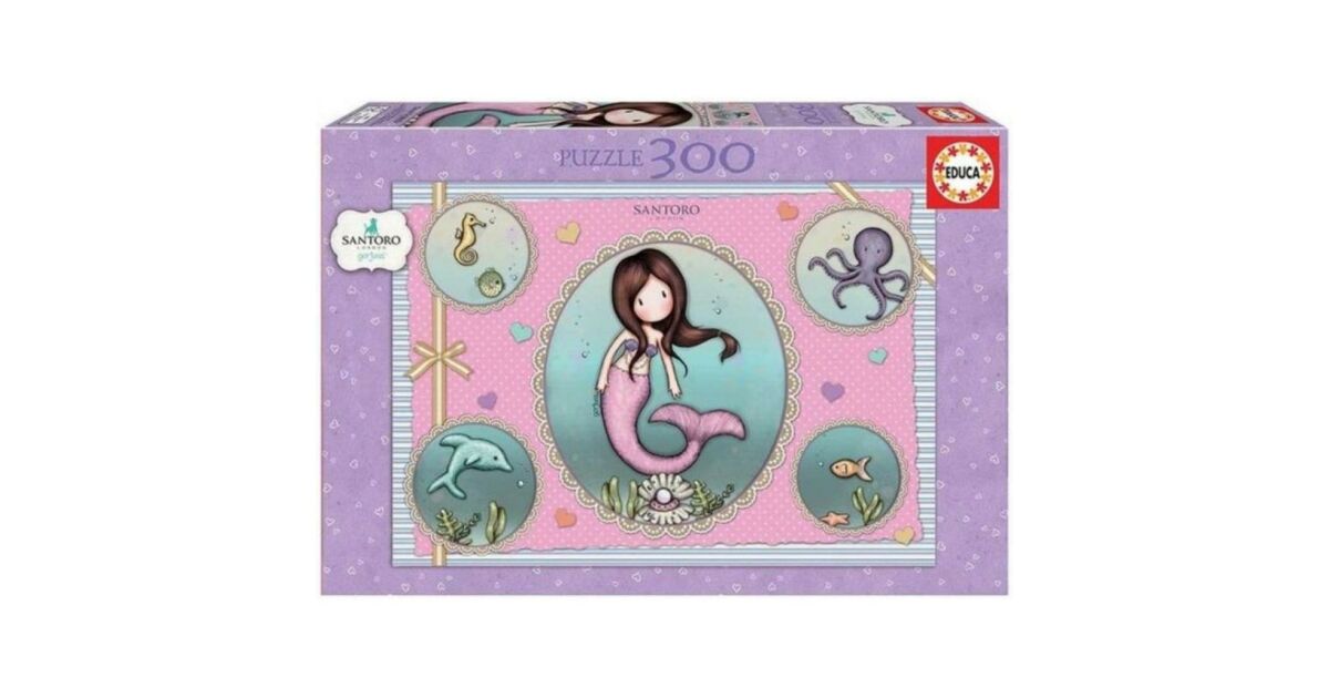 Educa, Santoro Gorjuss, So Nice To Sea You puzzle, 300 darabos | Pepita.hu