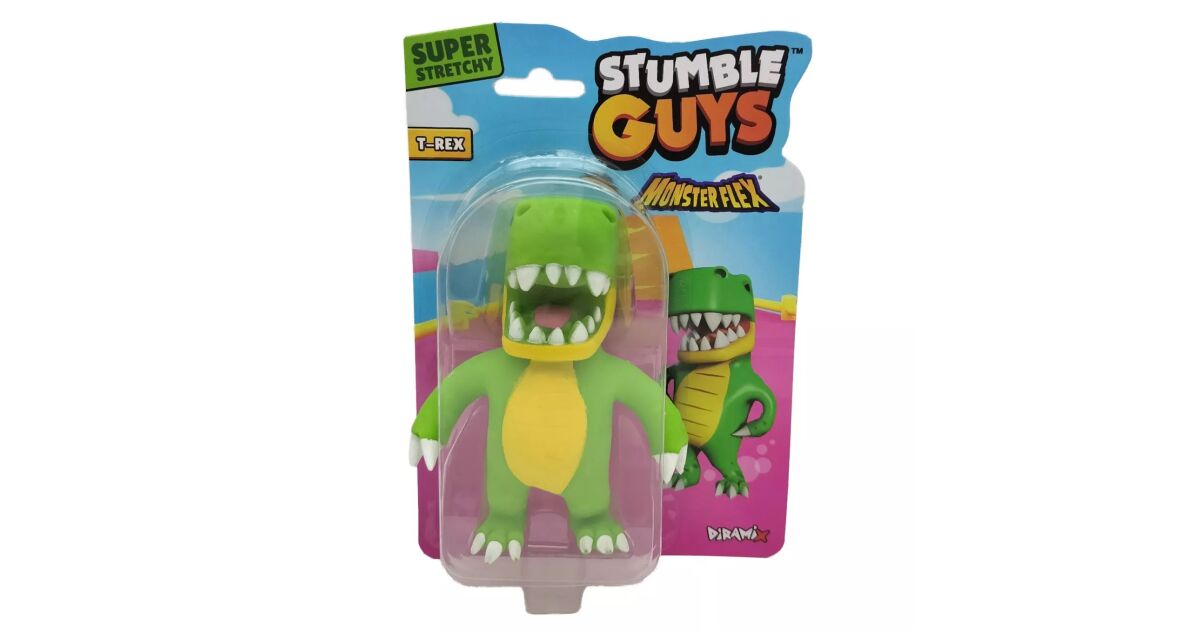 Monsterflex, Nyújtható Stumble Guys figura, T-Rex | Pepita.hu