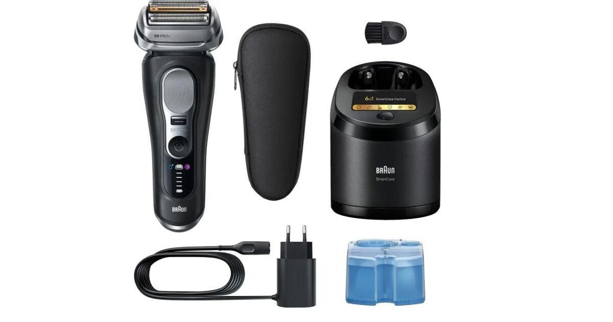Braun Series 9 Pro+ 9660cc Vezeték nélküli Akkus Nedves-Száraz Borotva ...
