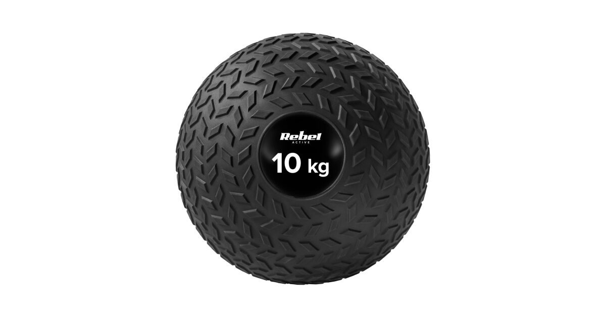 Mała piłka lekarska do ćwiczeń rehabilitacyjna Slam Ball 23cm 10kg ...