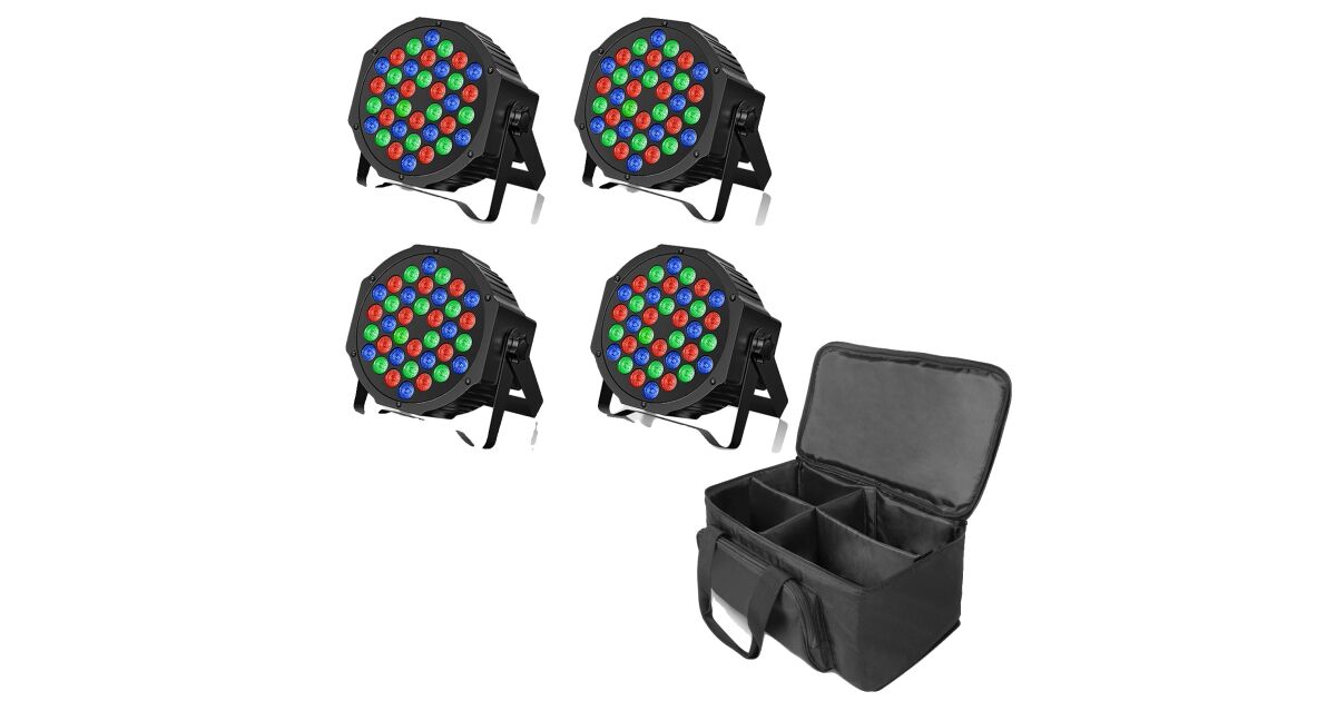 RGB Stage Par Lights, 36 LED gyöngy, 16W teljesítmény, több vezérlési ...
