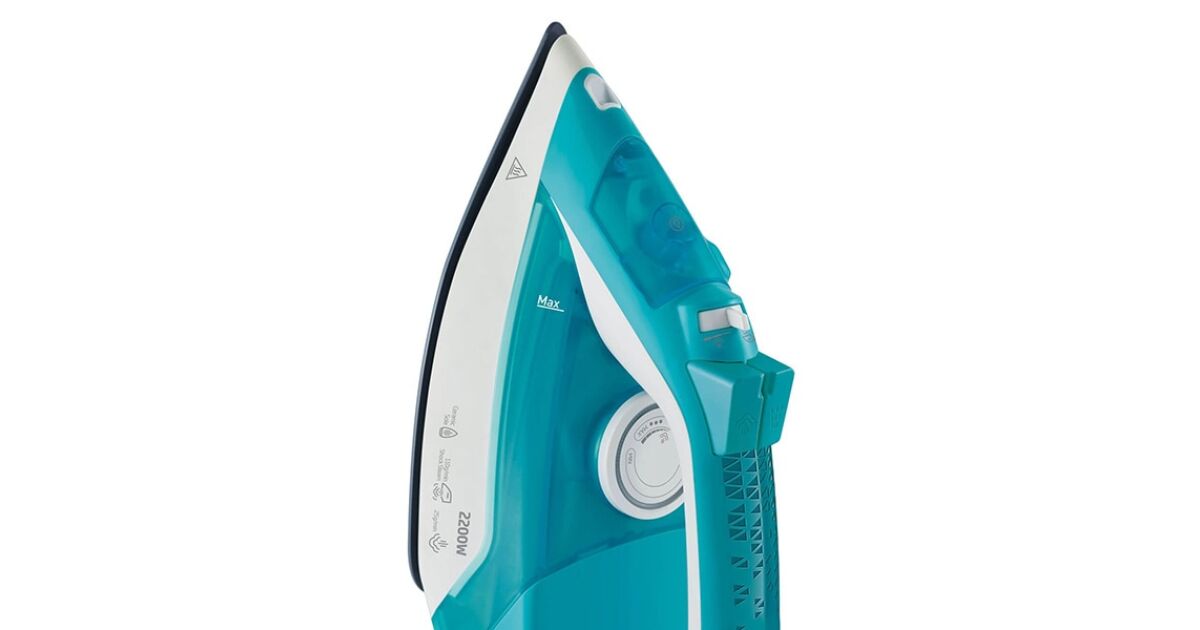 BEKO SIM3122T Iron, 2200 W, 140 g/min steam boost, 240 ml, ceramic ...