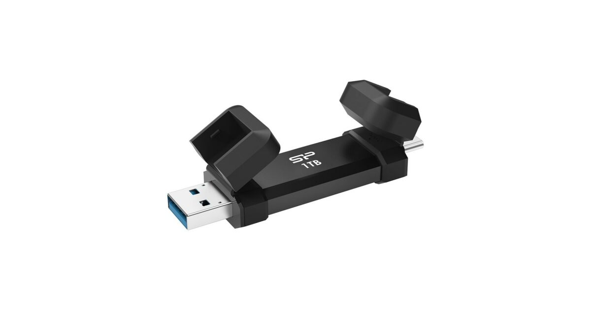 Silicon Power DS72 USB-A / USB-C 3.2 1TB Pendrive - Fekete | Pepita.hu
