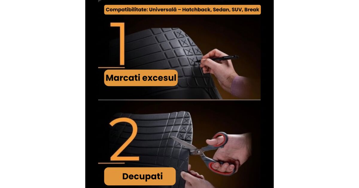 Covorașe tip tăviță, compatibile cu modelele Dacia Logan III 2023-2026 ...