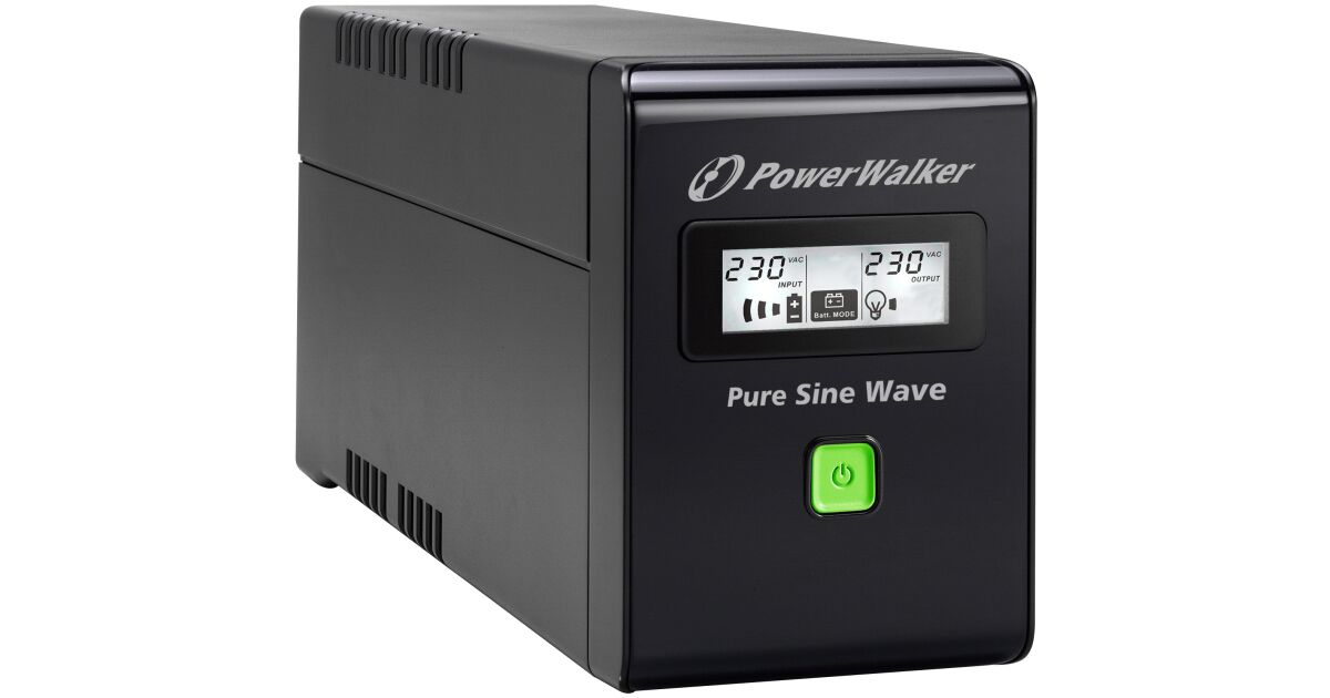 PowerWalker VI 600 SW szünetmentes tápegység Vonal interaktív 0,6 kVA ...