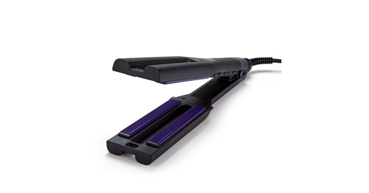 Hot Tools Pro Signature, Dupla hajvasaló, 4 kerámialap aktív szénnel ...