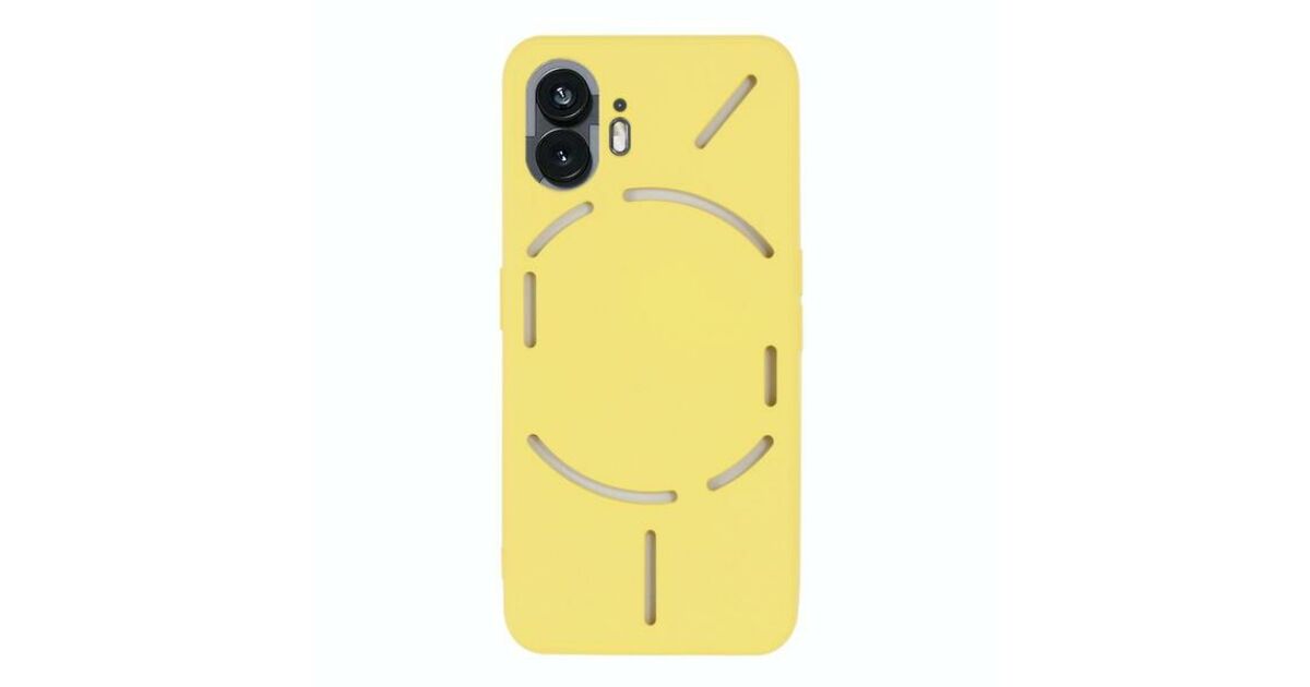 Nothing Phone (2) ütésálló, szilikon, ultravékony tok, Sárga | Pepita.hu