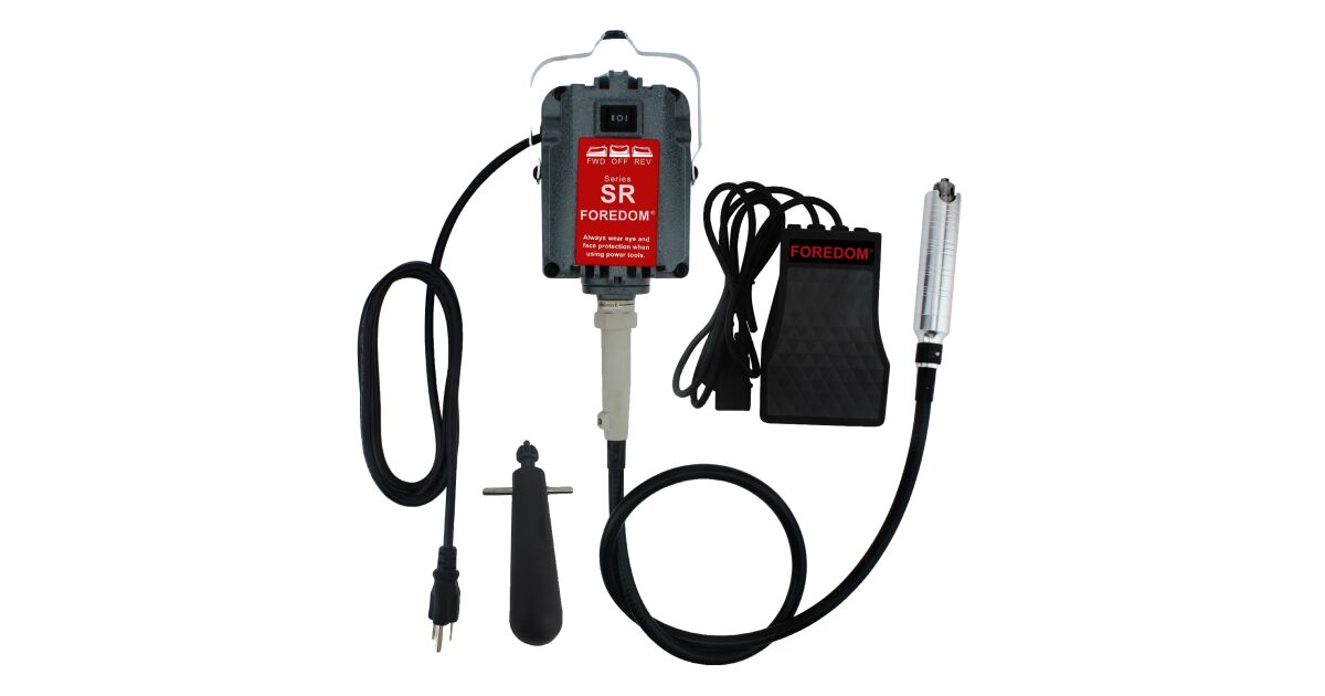 Foredom SR flex tengelycsiszoló, 230 W teljesítmény, állítható sebesség ...