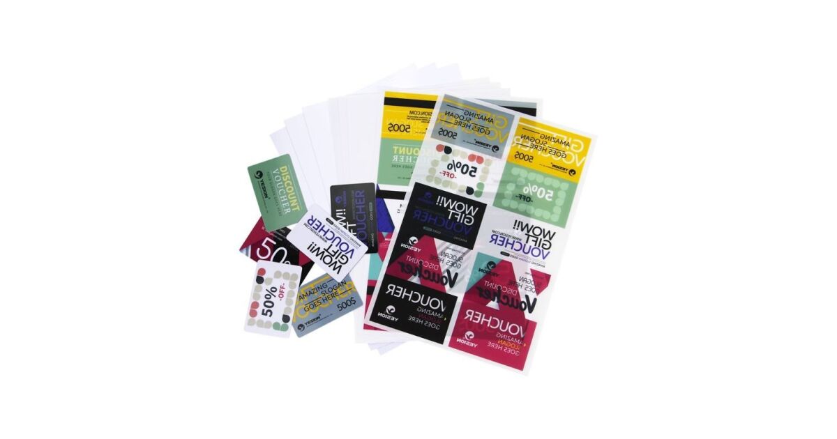 Set 100 foi PVC pentru cărți de vizită, format A4, 760 microni ...