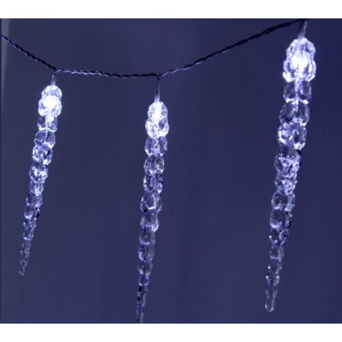 Formă de țurțurțură Iris S2/20m/IPX5 Standard/Alb Rece/120 LED-uri/Bec ...