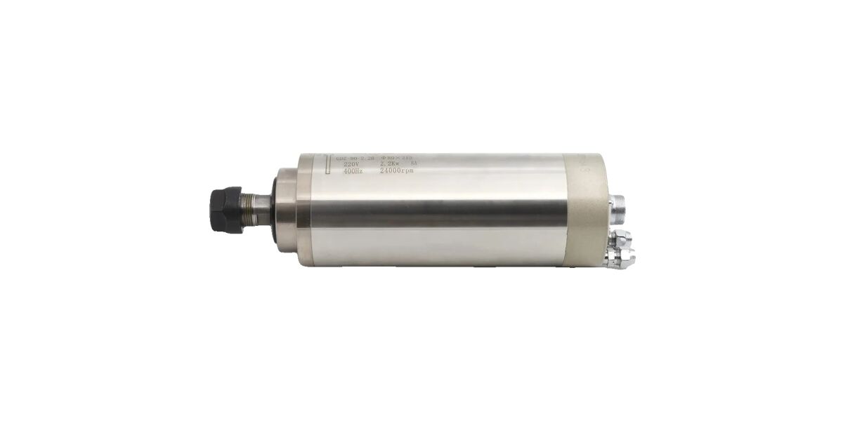 Motor de ax răcit cu apă de 2,2 kW, viteză mare 24000 rpm, construcție ...