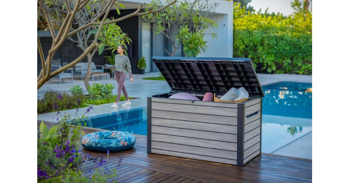 Kerti tároló Keter Deco 870 l storm grey | Pepita.hu