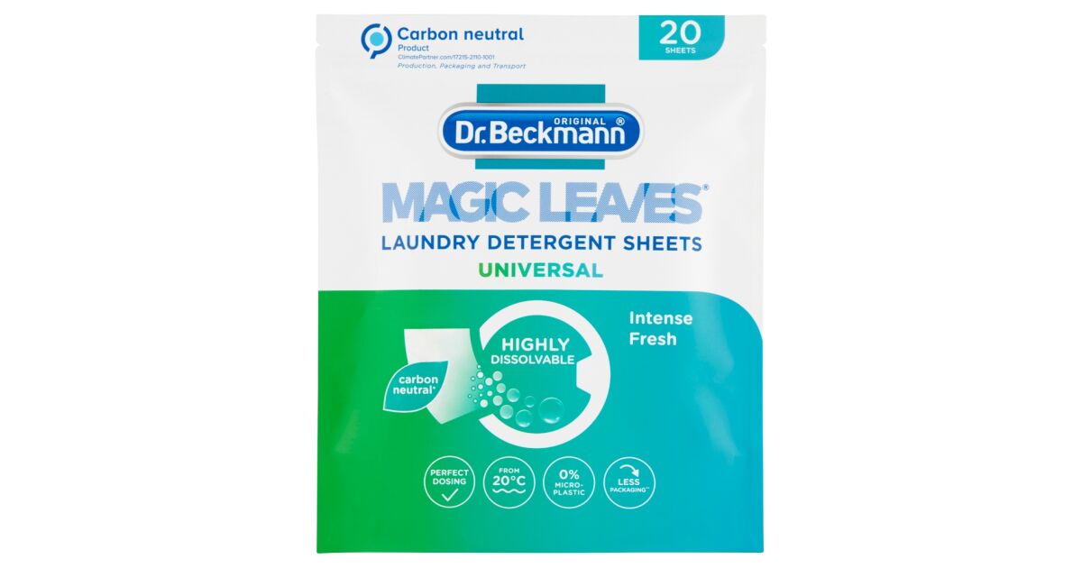 Dr. Beckmann Magic Leaves Frischeblüte Universal Waschlappen 20 Stk ...