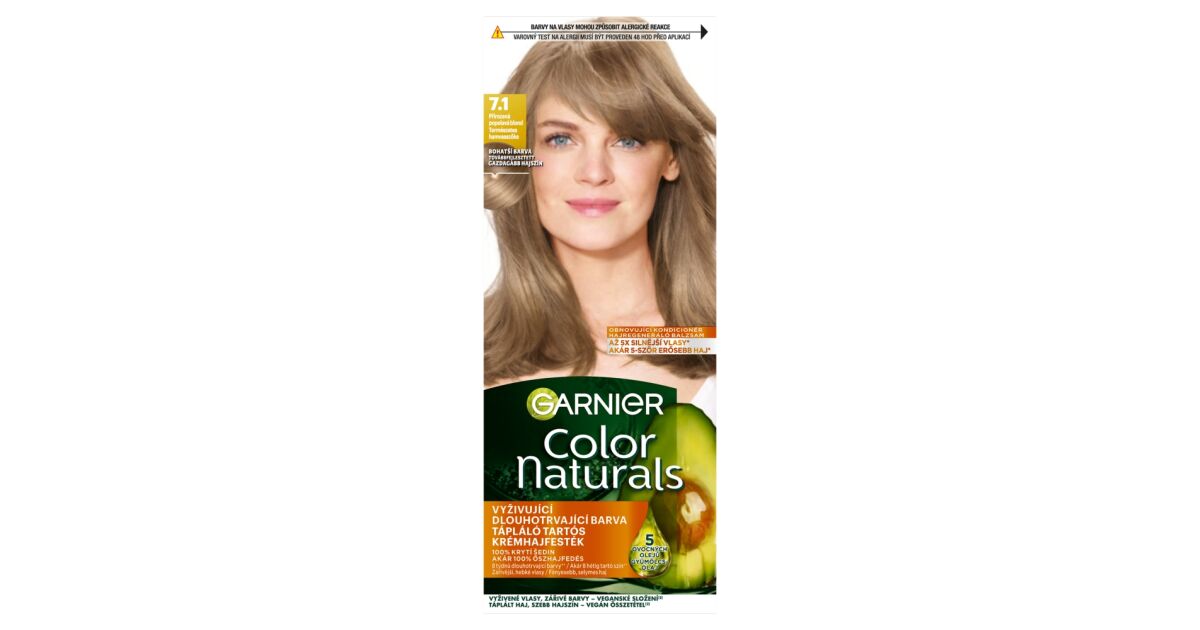 GARNIER COLOR NATURALS HAARFARBE NATURAL ASCHBLOND 7.1 110ML | Pepita.com