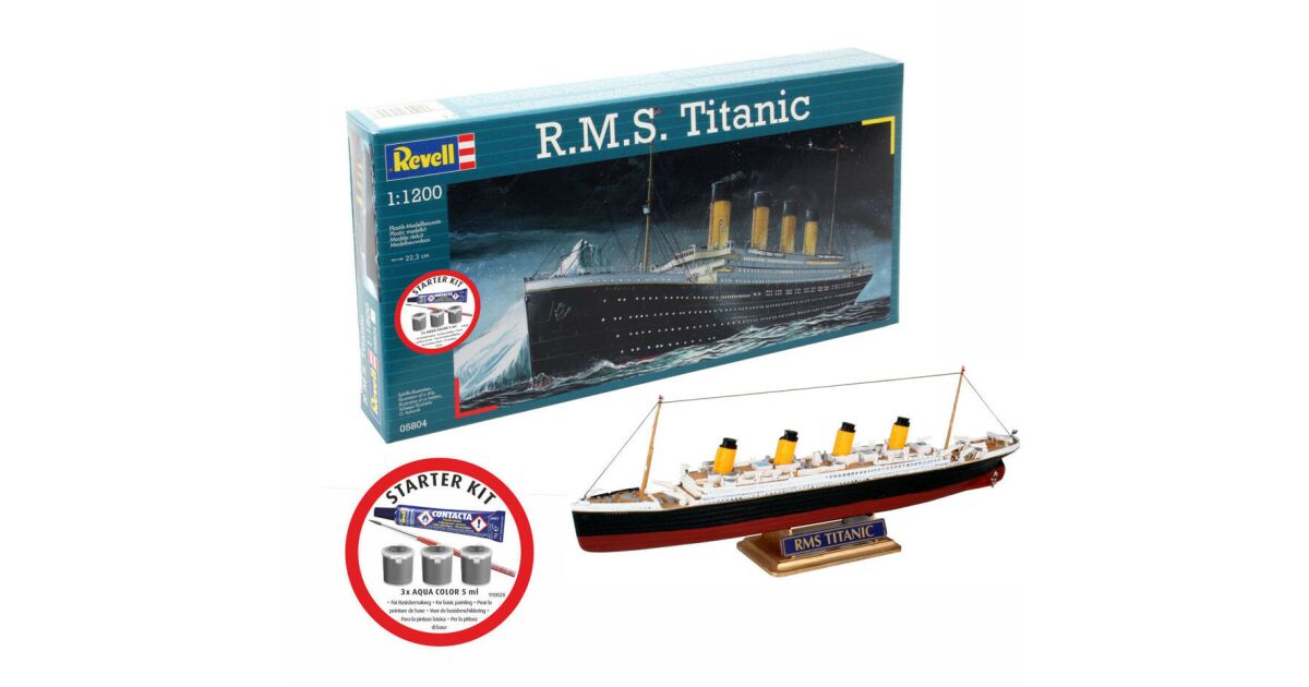 Revell Starter Kit R.M.S. Titanic 1:1200 (75804) | Pepita.hu