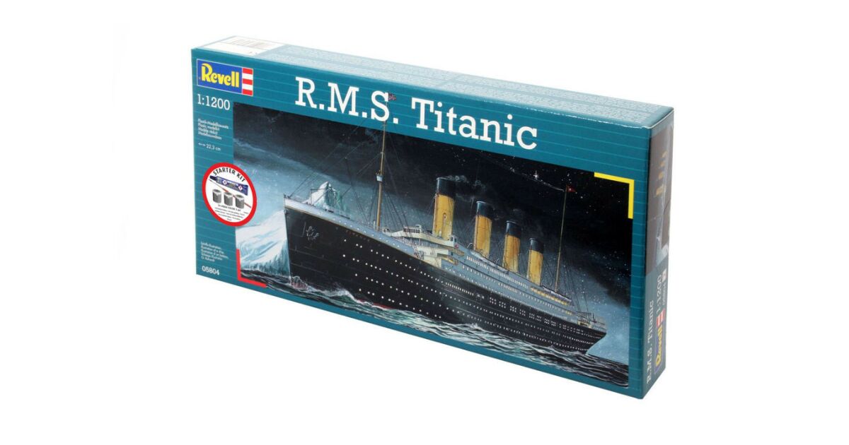Revell Starter Kit R.M.S. Titanic 1:1200 (75804) | Pepita.hu