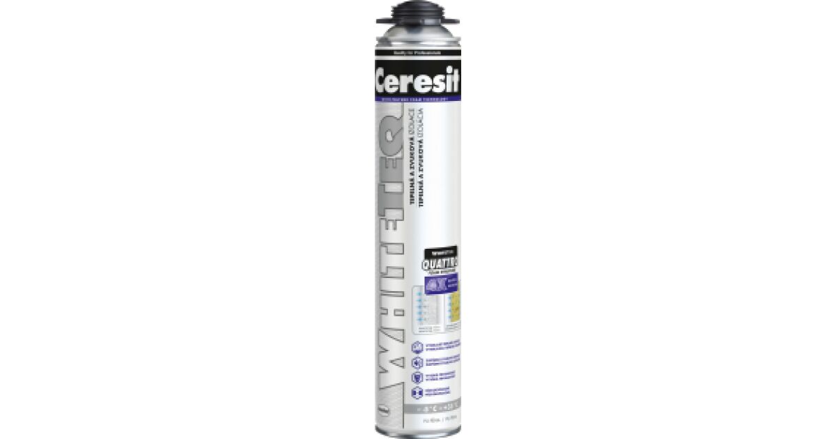 Ceresit White Teq Gun-Applied PU Foam, 750 ml | Pepita.com