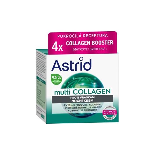 Astrid MultiCollagen krem przeciwzmarszczkowy na noc 50 ml | Pepita.com