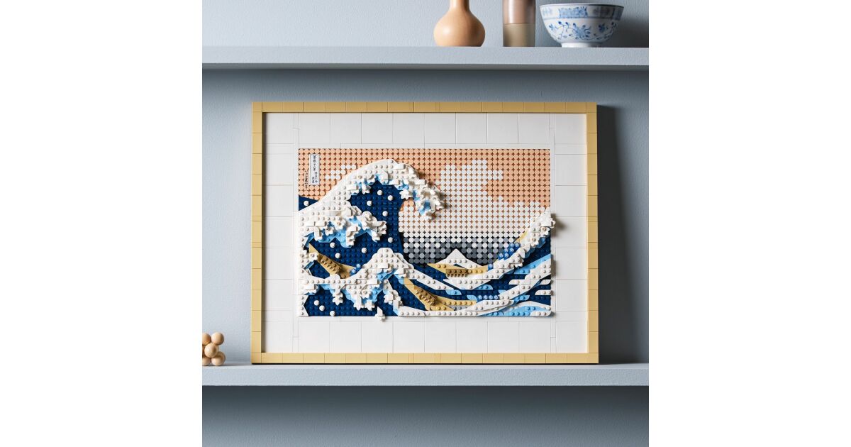 LEGO® ART Hokusai – Veliki val 31208 + Poklon LEGO® Botanicals ...