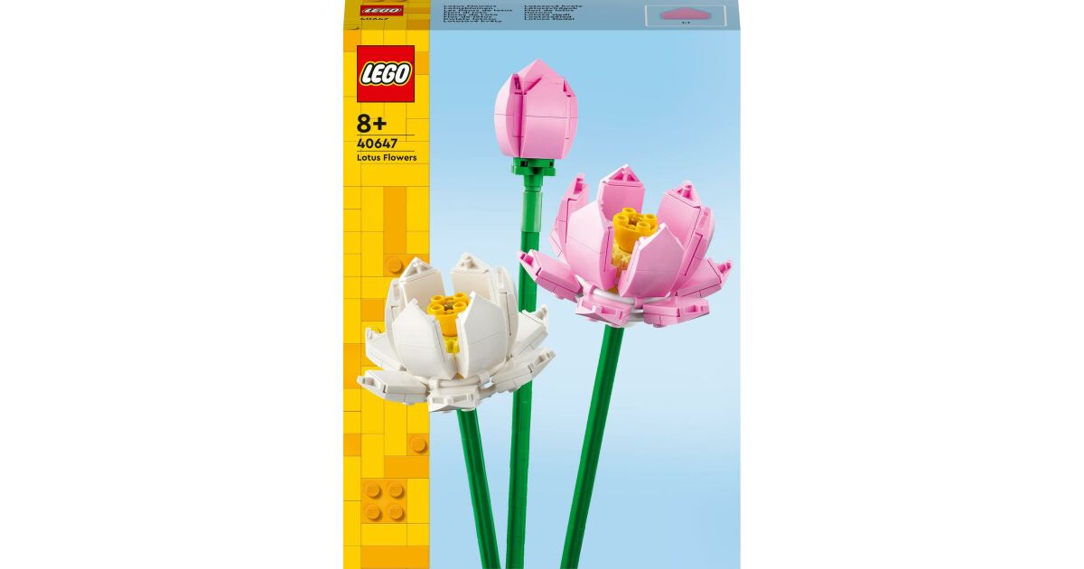LEGO® Iconic Flori de Lotus 40647 + Cadou Breloc Geantă LEGO ...