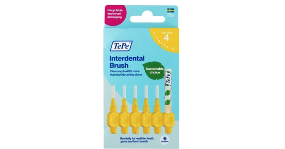 Periuțe interdentare TePe Original 0,7 mm 6 buc. | Pepita.com