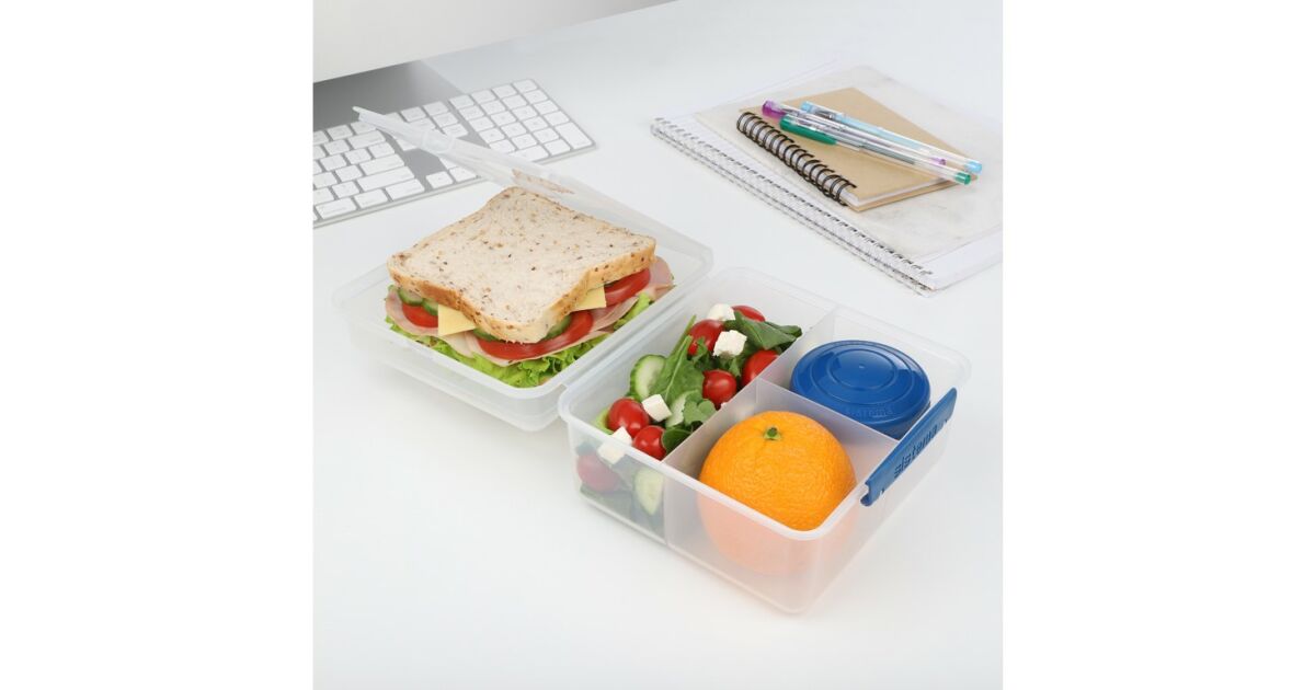 Sistema Divided Snack Box To Go Lunch Cube Max z pojemnikiem na jogurt ...