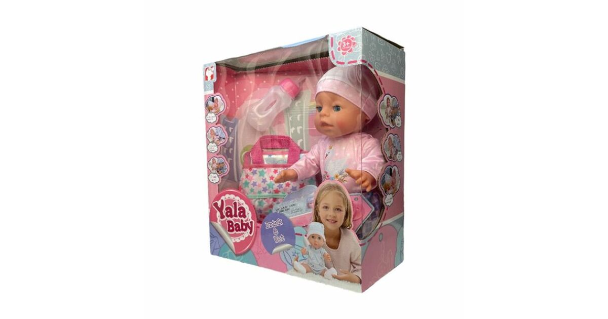 Păpușă interactivă, păpușă care bea apă și face pipi, 6 accesorii ...