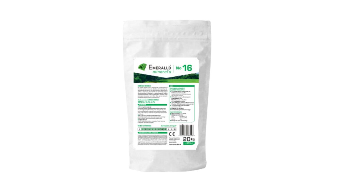 Tavaszi ásványi komplex műtrágya Emerald Minerals No. 16 NPK 20 kg ...