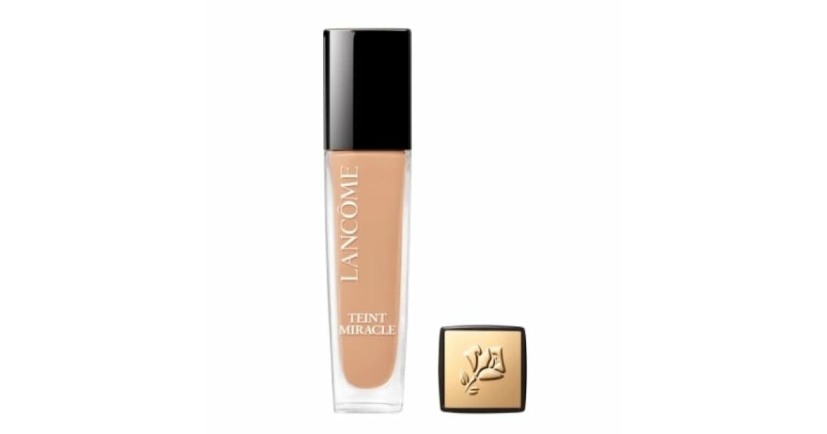 Hydratačný make-up pre žiarivú pleť, Lancome, Teint Miracle, 045 Sable ...
