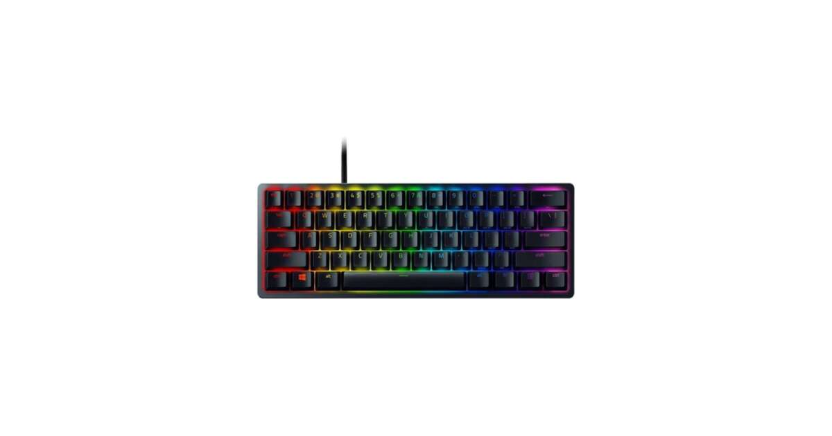 Razer huntsman mini mechanikus (purple switch) gamer billentyűzet ...