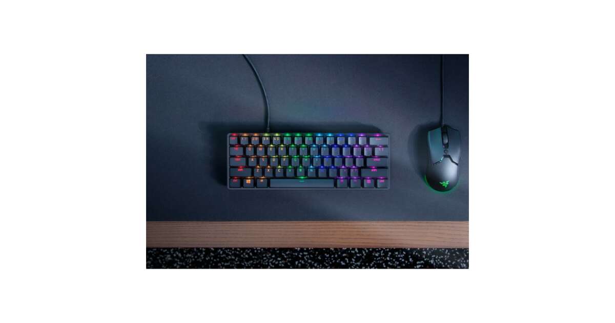 Razer huntsman mini mechanikus (purple switch) gamer billentyűzet ...